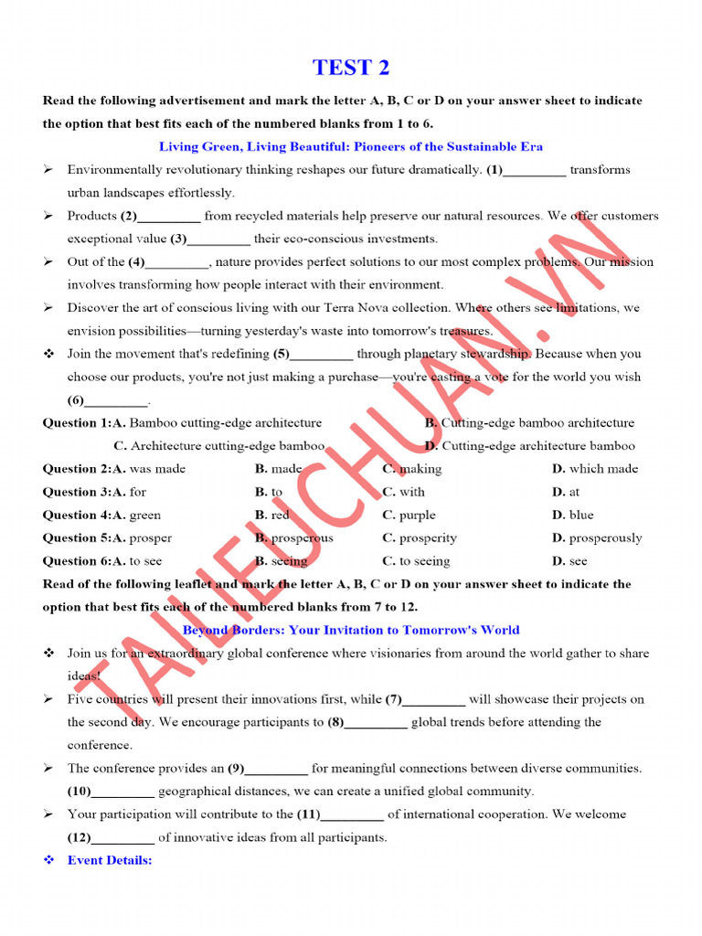Test 2 Gk1 Global 12 New 2026 Hs Docx 3200 PDF - Gdrive.vip | PDF