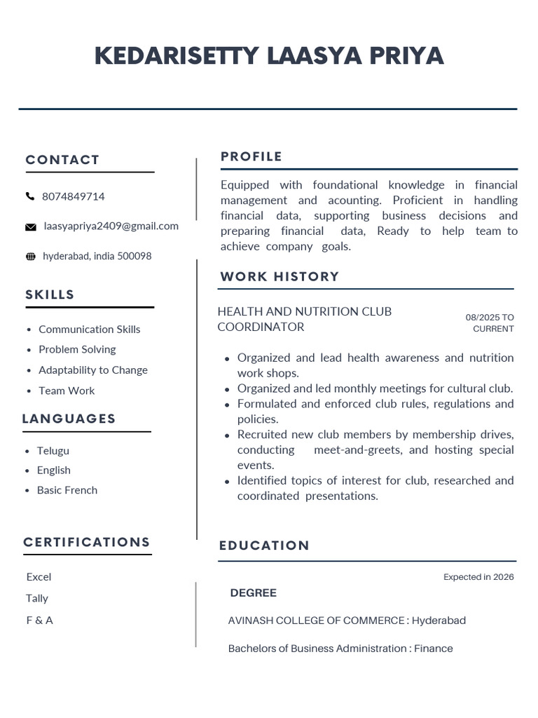 Priya Finall Resumee | PDF