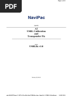 Multibeam Patch Test Calibration Guide | PDF | Calibration | Cartesian ...