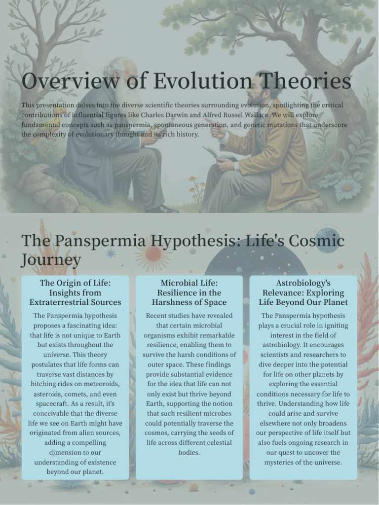 Overview of Evolution Theories | PDF | Evolution | Natural Selection