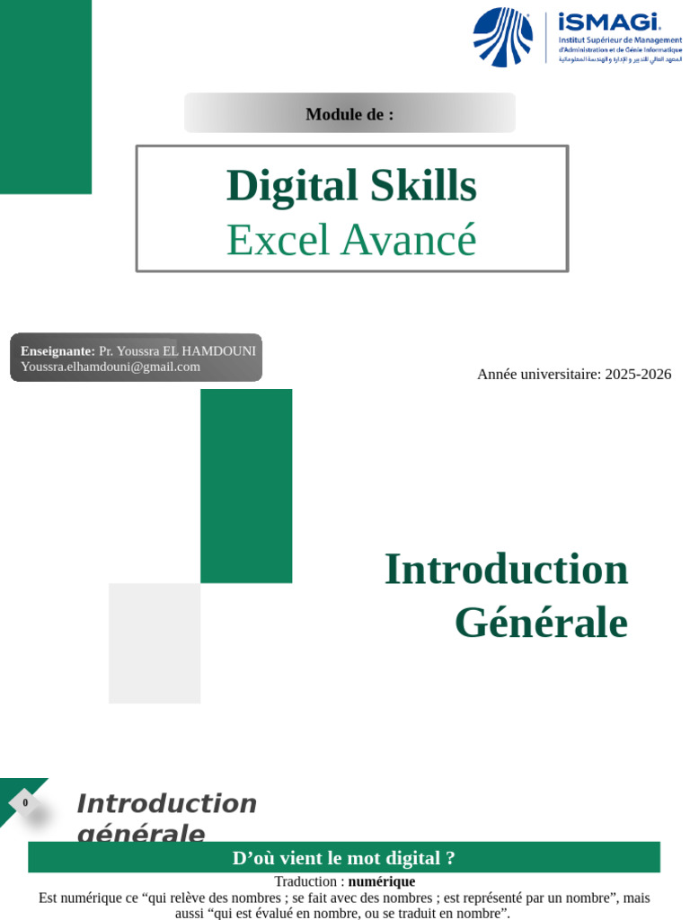 Cours Excel - Chapitre 1-1760342079 | PDF | Microsoft Excel | Feuille de calcul