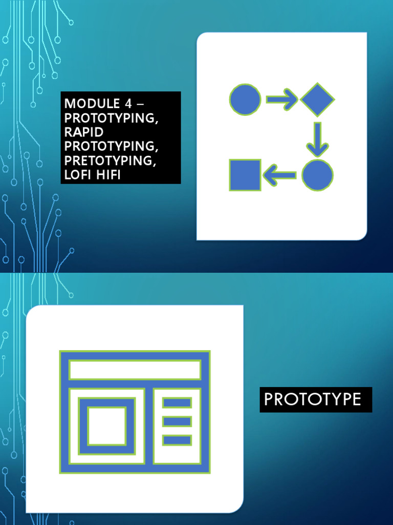 Module 4 - Prototyping, RP, Pretotyping, Lofi - Hifi | PDF | Prototype ...