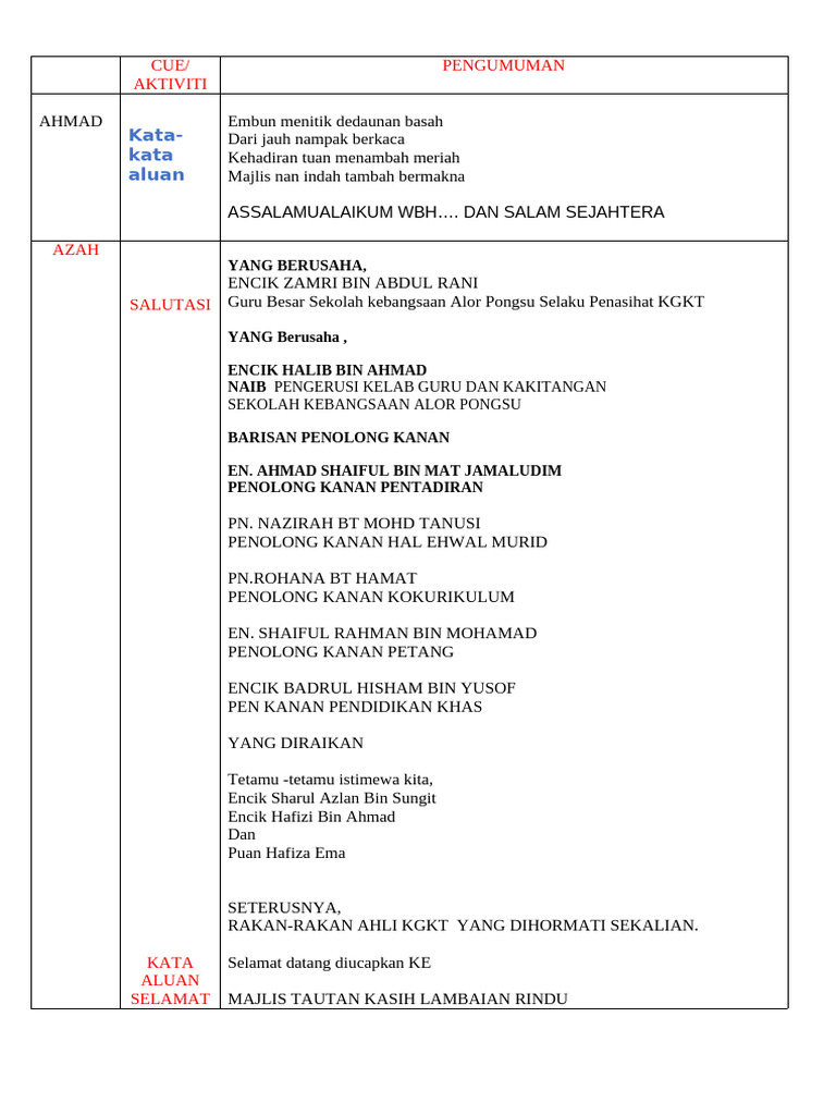 TEKS Pak Mat | PDF