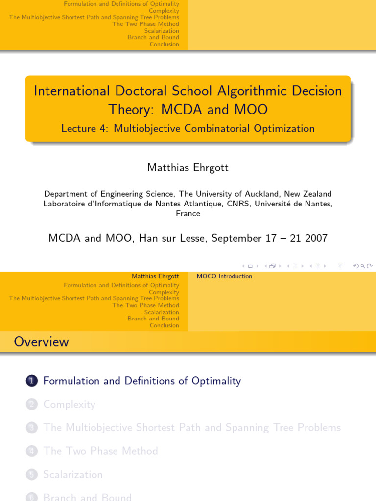 Combinatorial Optimization | PDF | Mathematical Optimization | Numerical Analysis