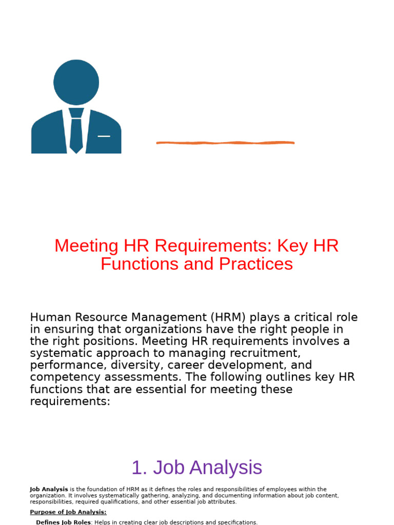 Meeting HR Requirements in Organizations | PDF | Recruitment ...