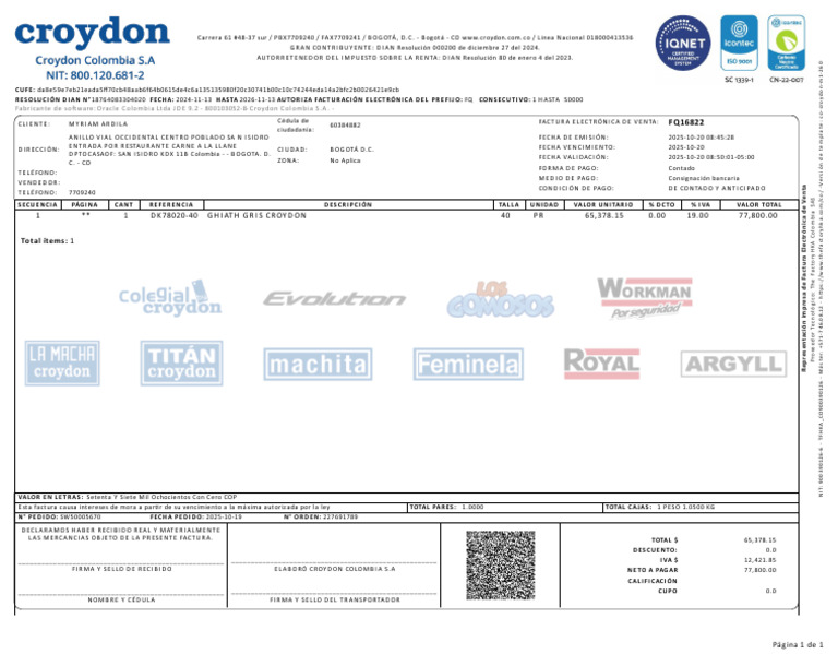 1 1 D K 78020-40 Ghiath Gris Croydon 40 PR 65, 378. 15 0. 00 19. 00 77 ...