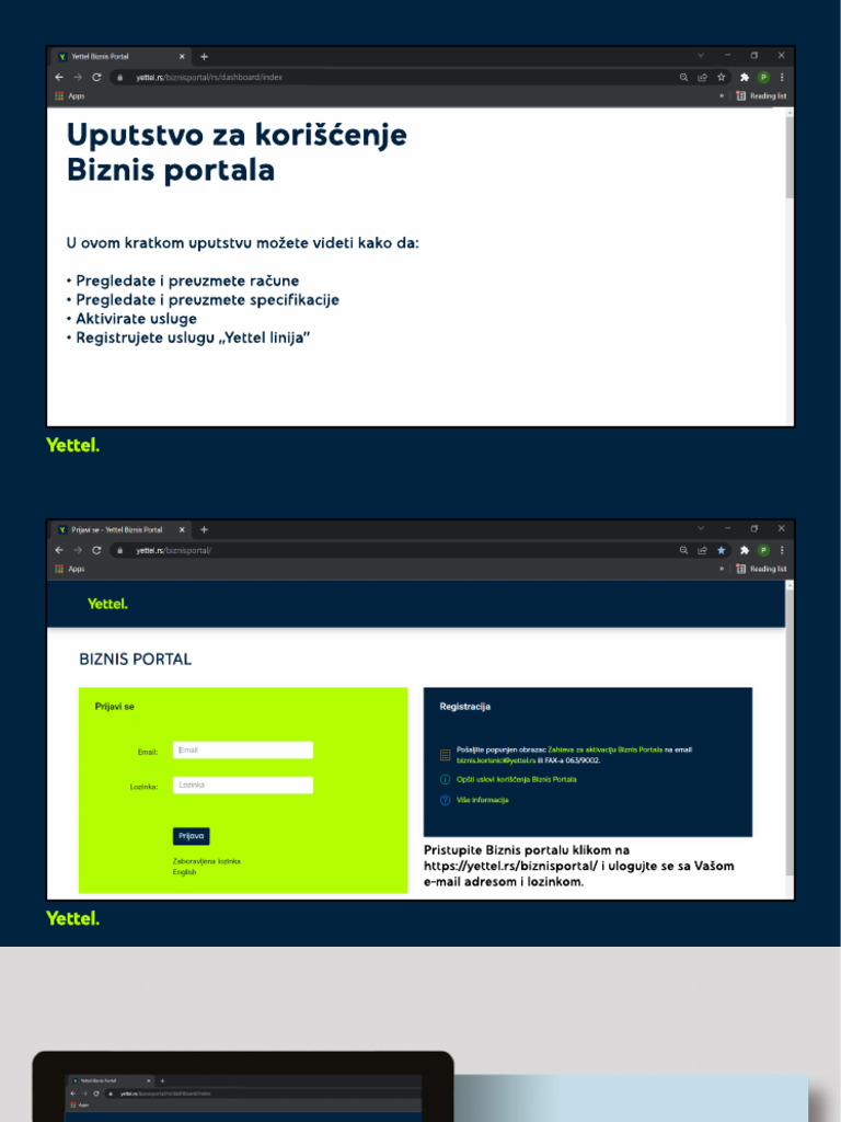 Biznis Portal Uputstvo | PDF