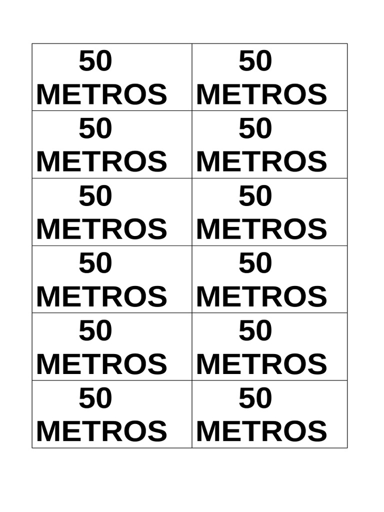 50 metros | PDF