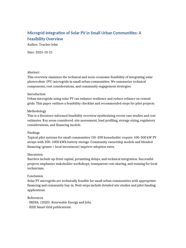 Research Paper 3 Renewable Energy | PDF