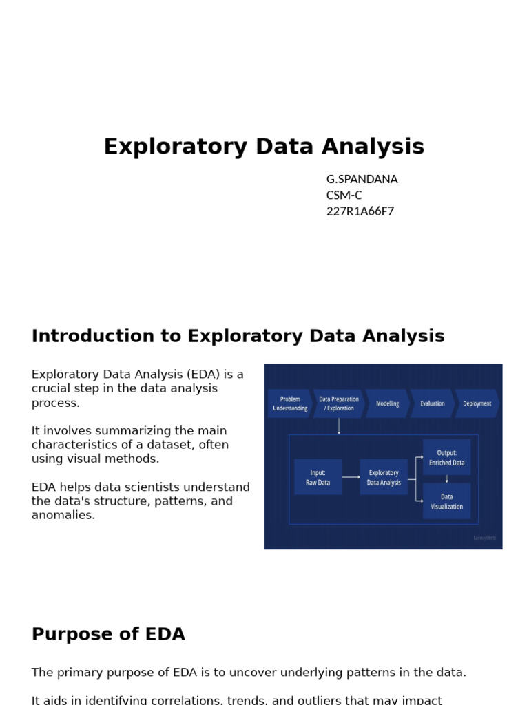 Exploratory Data Analysis | PDF
