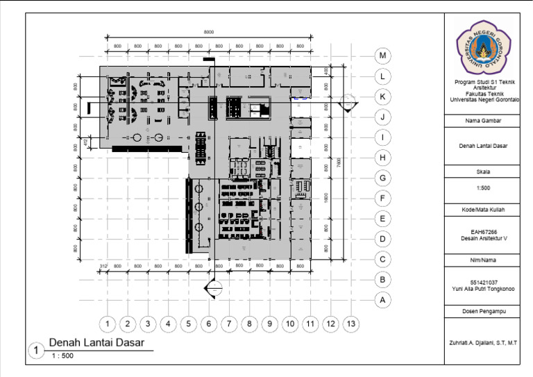 Denah Ground Plan Paling Fix | PDF | Restaurants | Foodservice