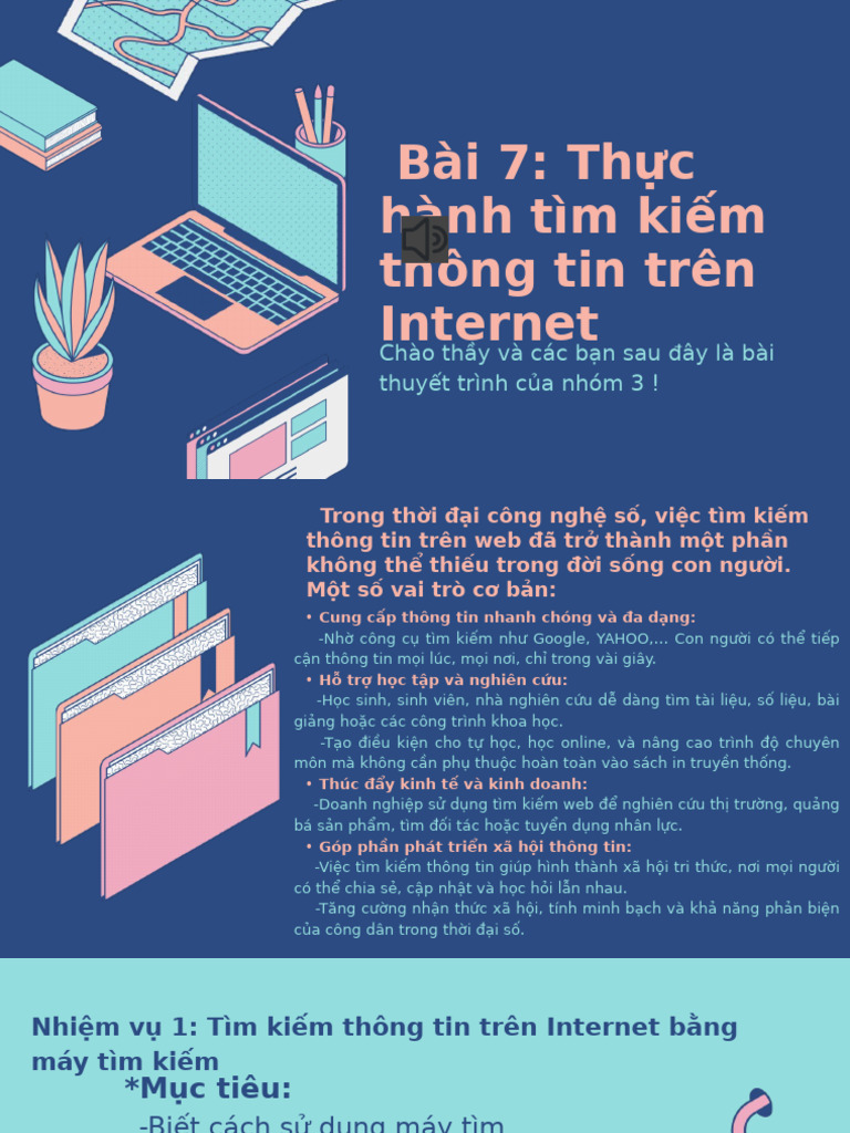 Bài 7: Thực hành tìm kiếm thông tin trên Internet | PDF