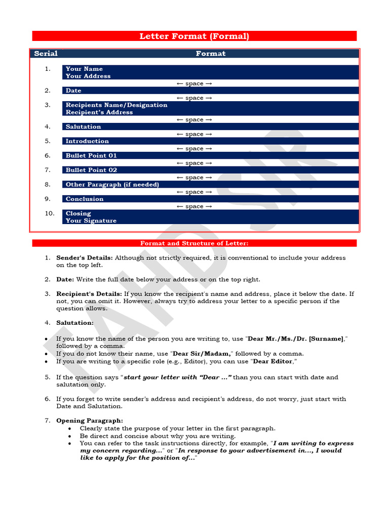 2025 Letter Format Formal | PDF | Madam | Syntax
