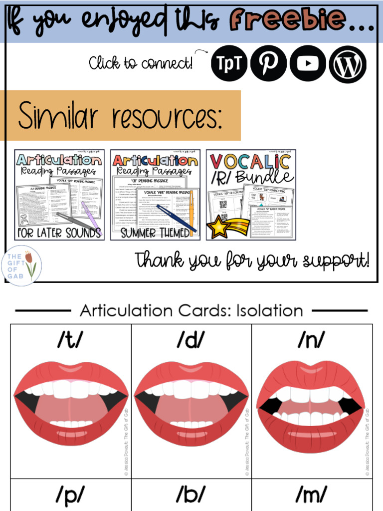 Vocalic R Articulation Games & Cards | PDF | Consonant | Linguistics