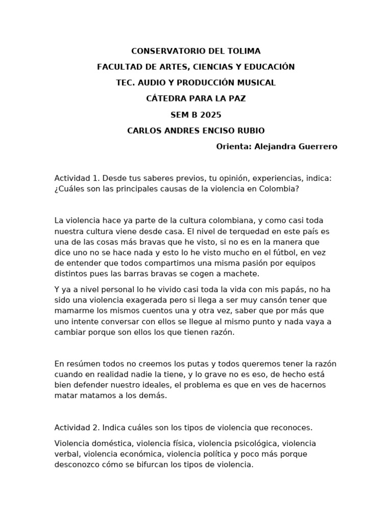 Carlos Enciso | PDF | Violencia