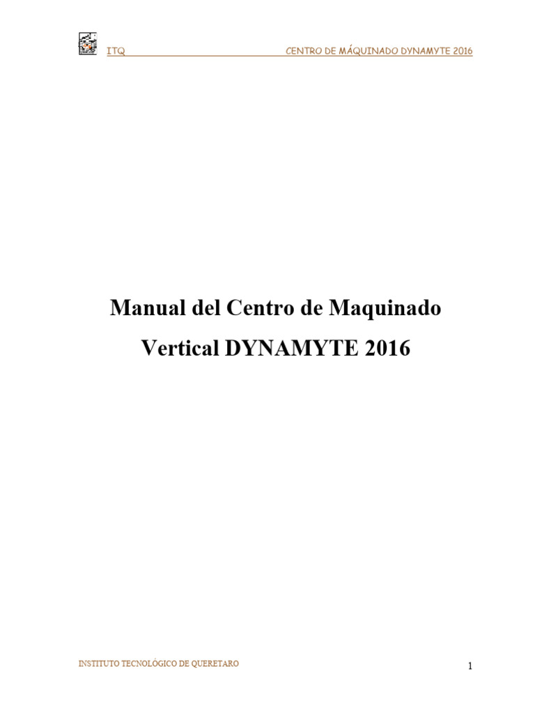 ITT 78370493 Manual Centro Maquinado Vertical Dynamyte 2016 | PDF ...