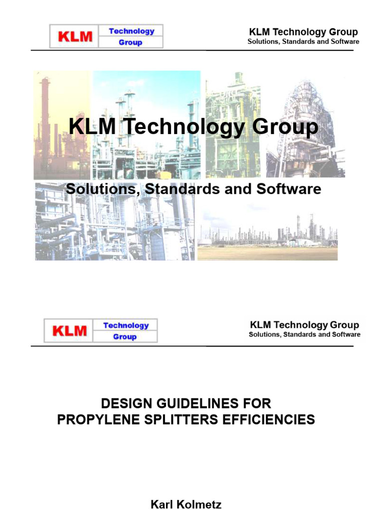 Design Guidelines for C3 Splitters | PDF | Pressure | Gases