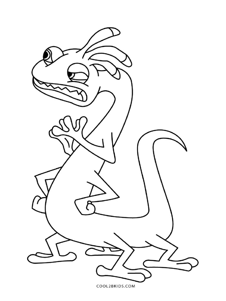Dibujos de Imprimir Monsters Inc para Colorear | PDF