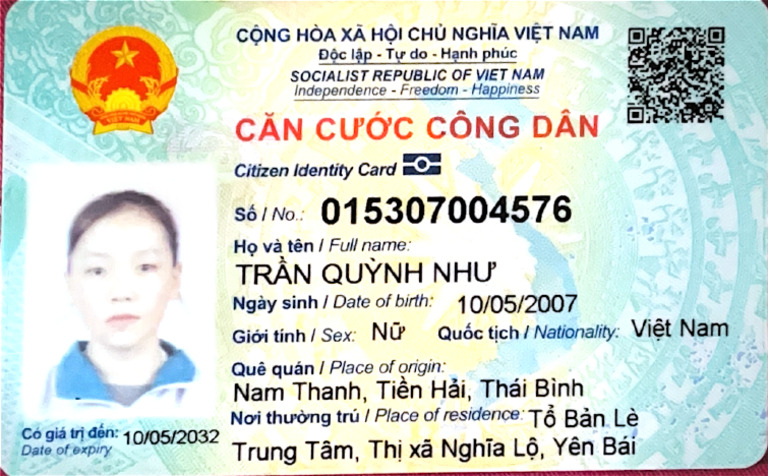 CCCD Mặt TRC | PDF