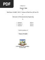 Project Completion Report Template | PDF