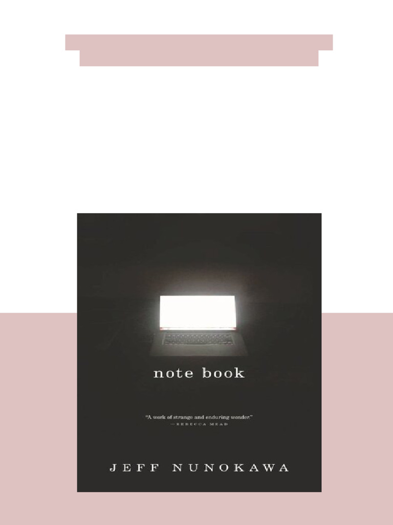 (Ebook) Note Book by Jeff Nunokawa ISBN 9781400865567 Available Full ...