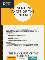 Understanding Sentence Structure | PDF | Verb | Subject (Grammar)