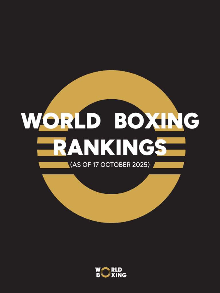 World Boxing Rankings Document FINAL Af | PDF