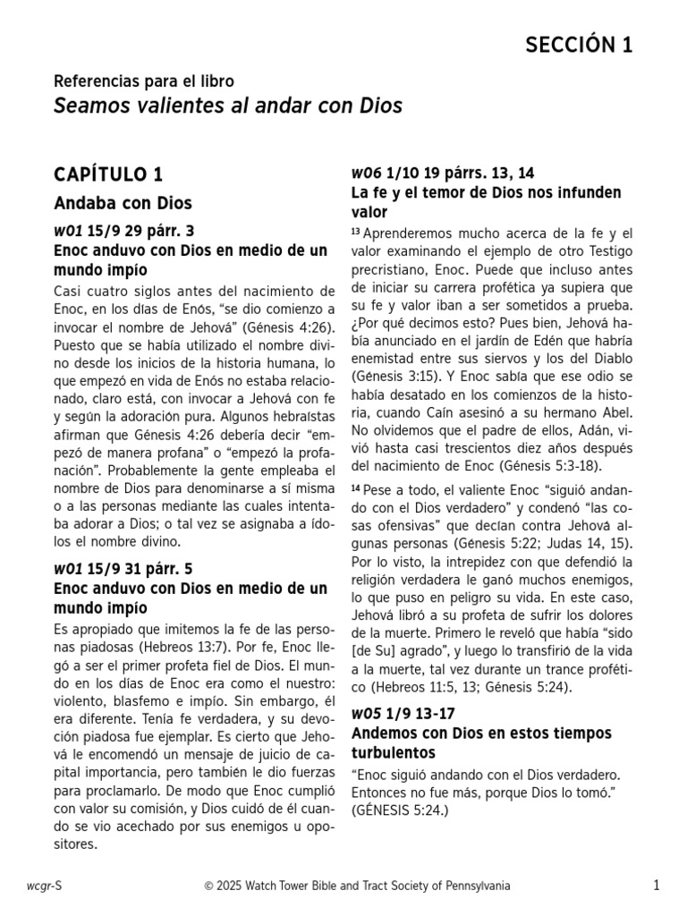 Referencias para El Libro Al Andar Con Dios | PDF | Noé | Arca de Noé