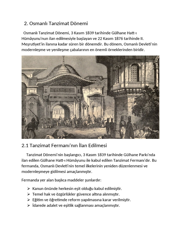 Tanzimat Donemı | PDF