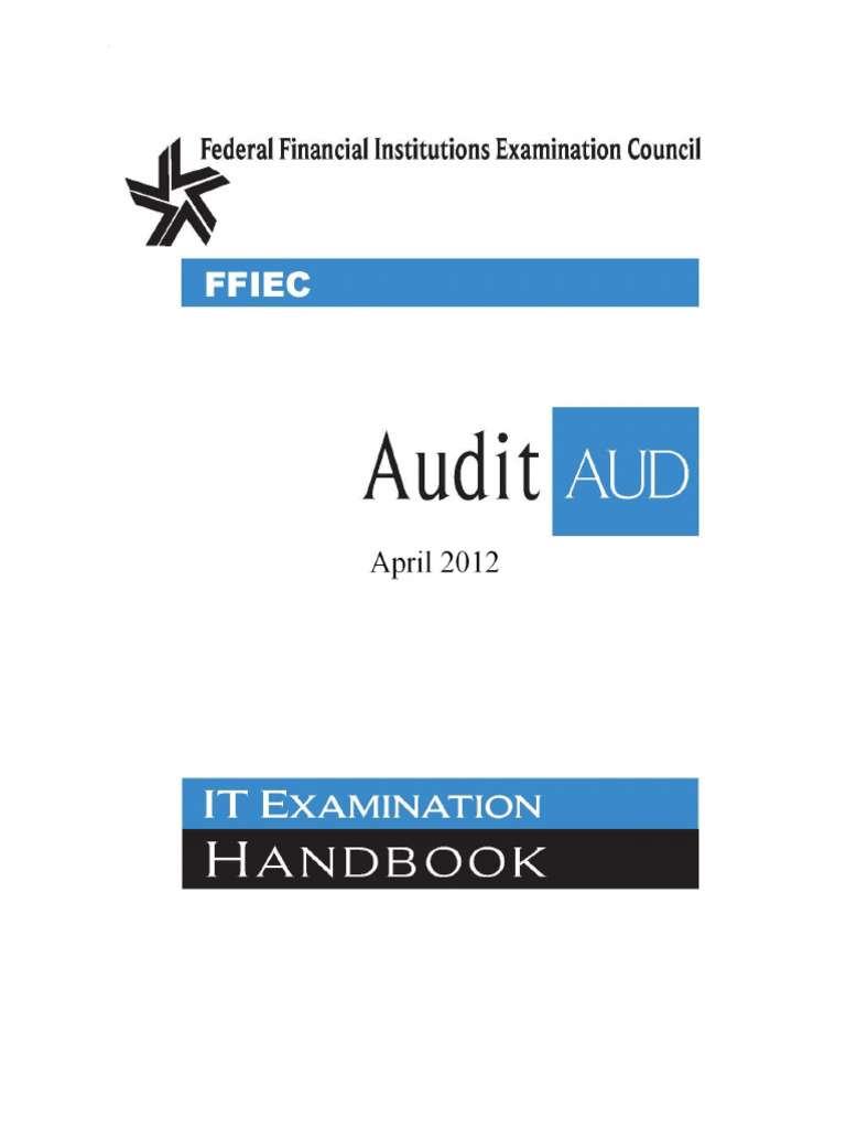 FFIEC_ITBooklet_Audit | PDF | Internal Control | Audit