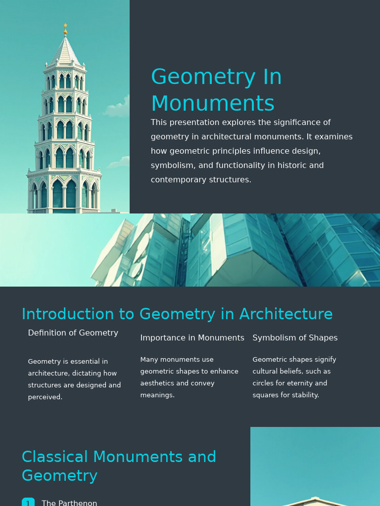 Geometry's Role in Architectural Monuments | PDF | Geometry | Computer ...