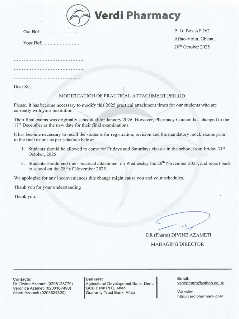 Verdi Recall Letter | PDF