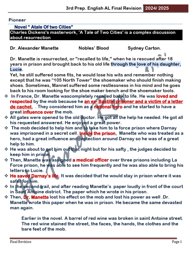 T2 - G9 - Final Revision - Part I - 2024 - 2025 Friday 16 May | PDF | A ...