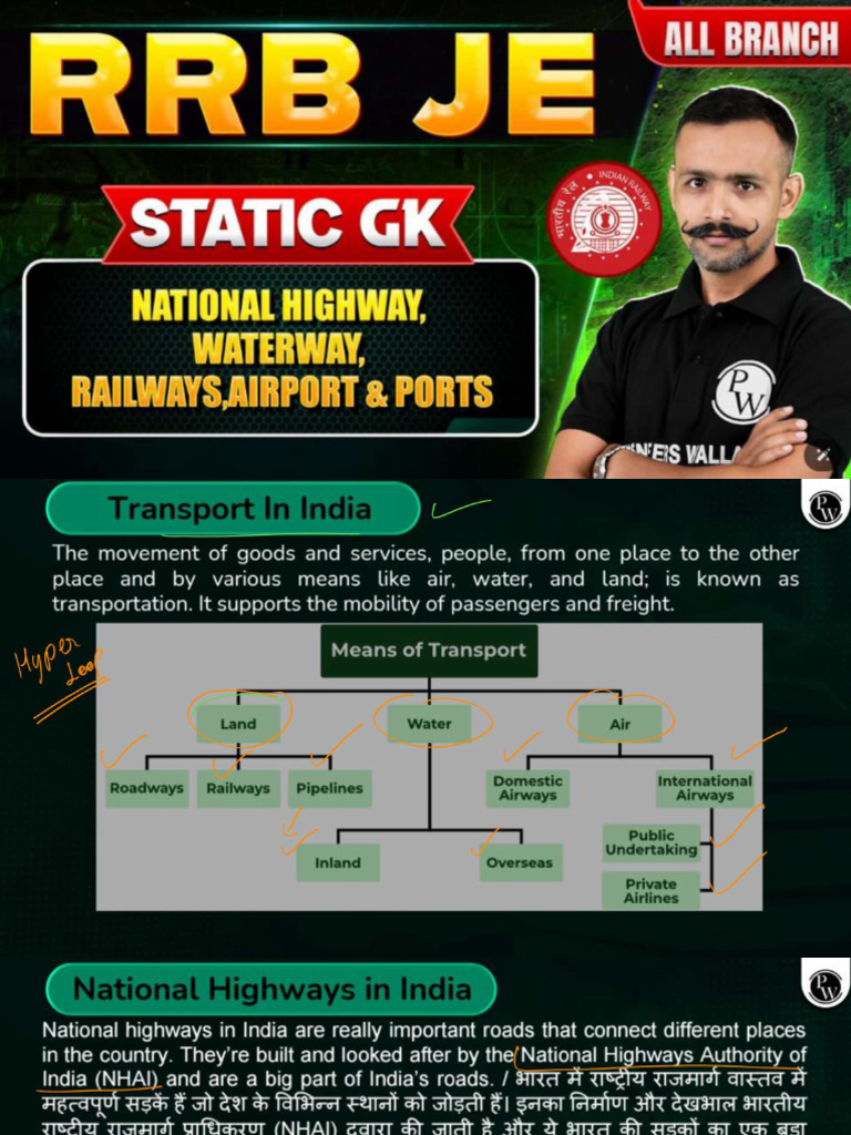 Static GK Transportation System | PDF