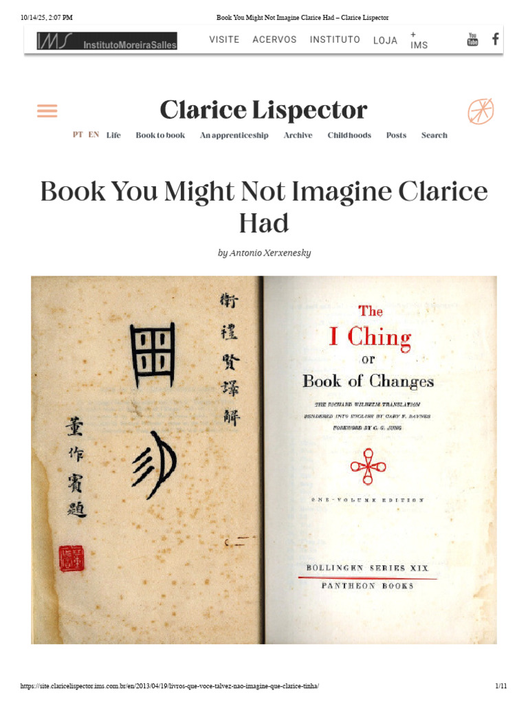Clarice Lispector's Unexpected Books | PDF