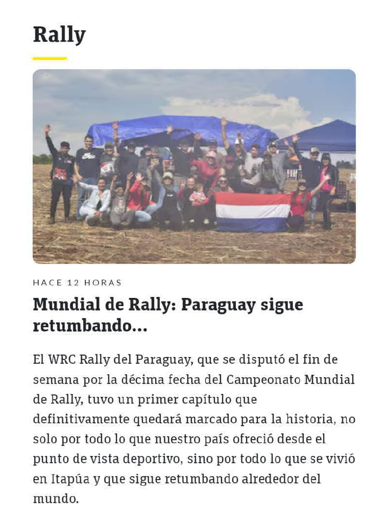 Rally | PDF