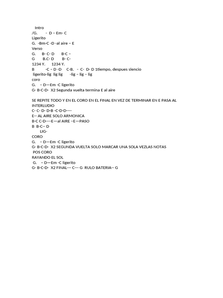 Rayando El Sol Partituras | PDF