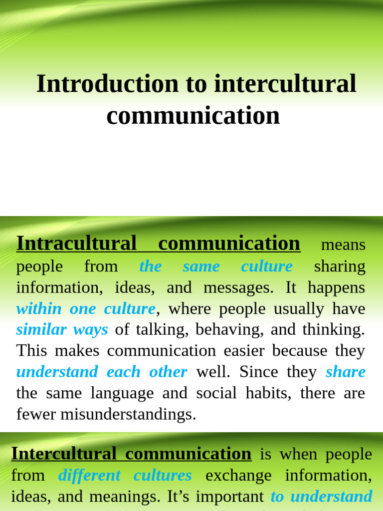 Intercultural Communication Essentials | PDF | Multilingualism ...