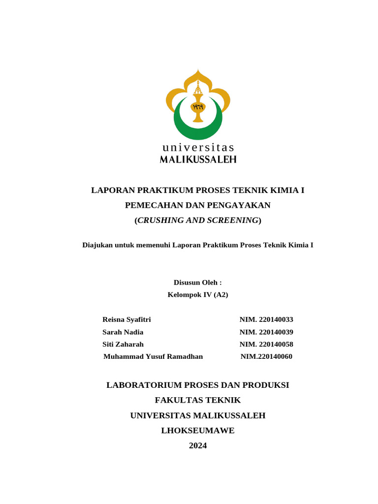 Aprak Crushing and Screening | PDF