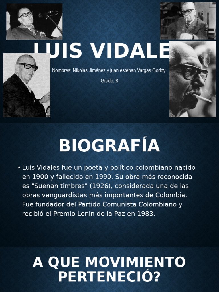 Luis Vidales | PDF