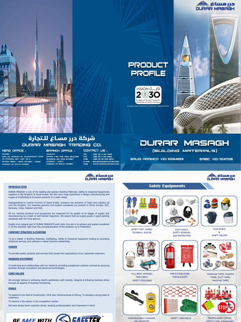 DM Building Material Division Profile | PDF | Screw | Drywall