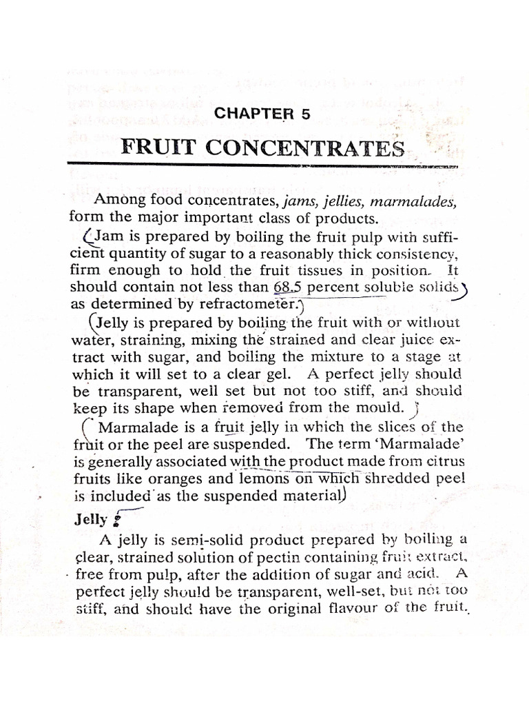 Fruit Concentrate (Jam, Jelly, Marmalade) | PDF