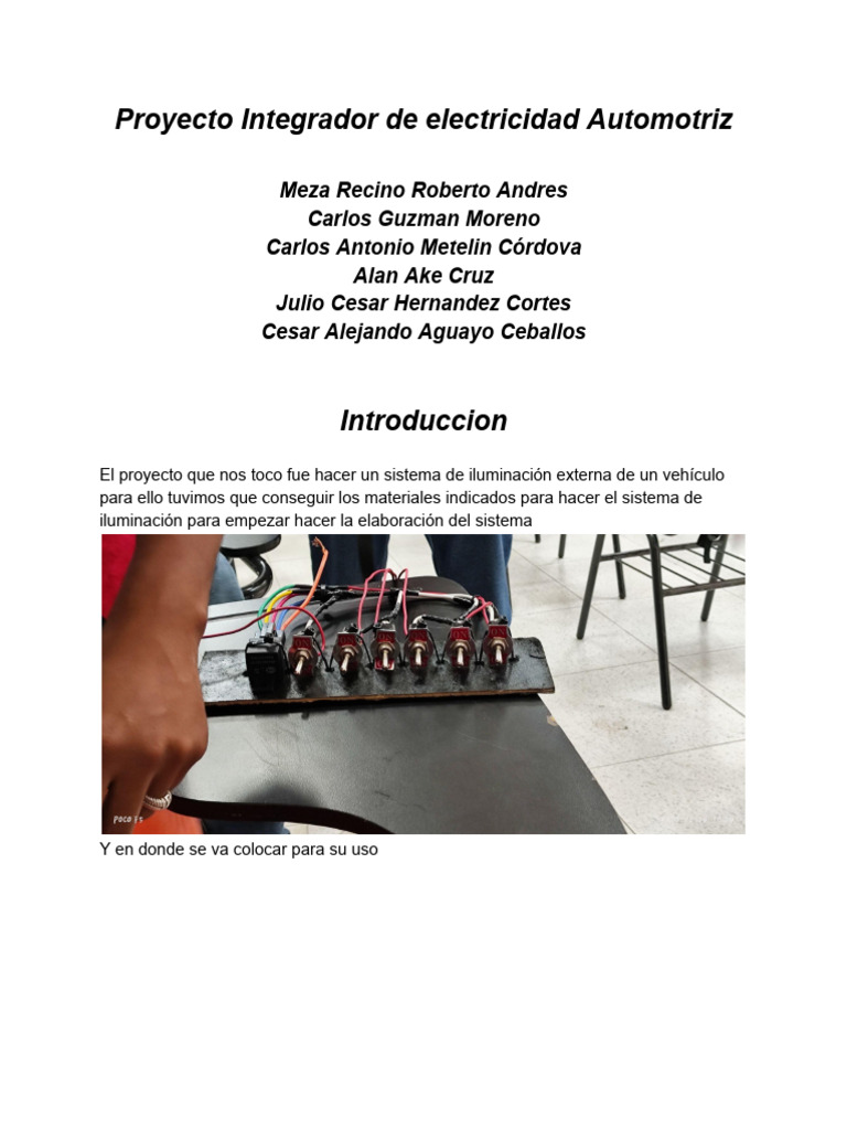 Metelin IM 2A Proyecto Integrador 2 | PDF