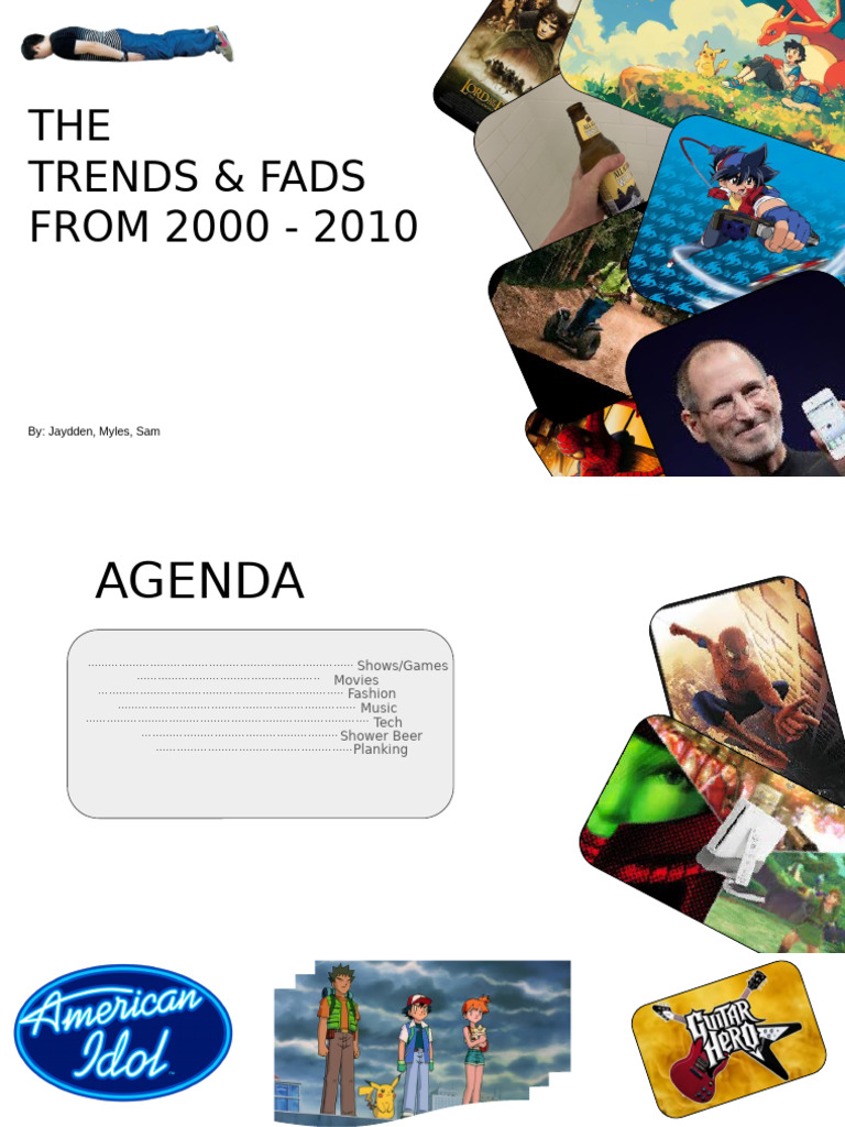 The Trends & Fads From 2000 - 2010 | PDF
