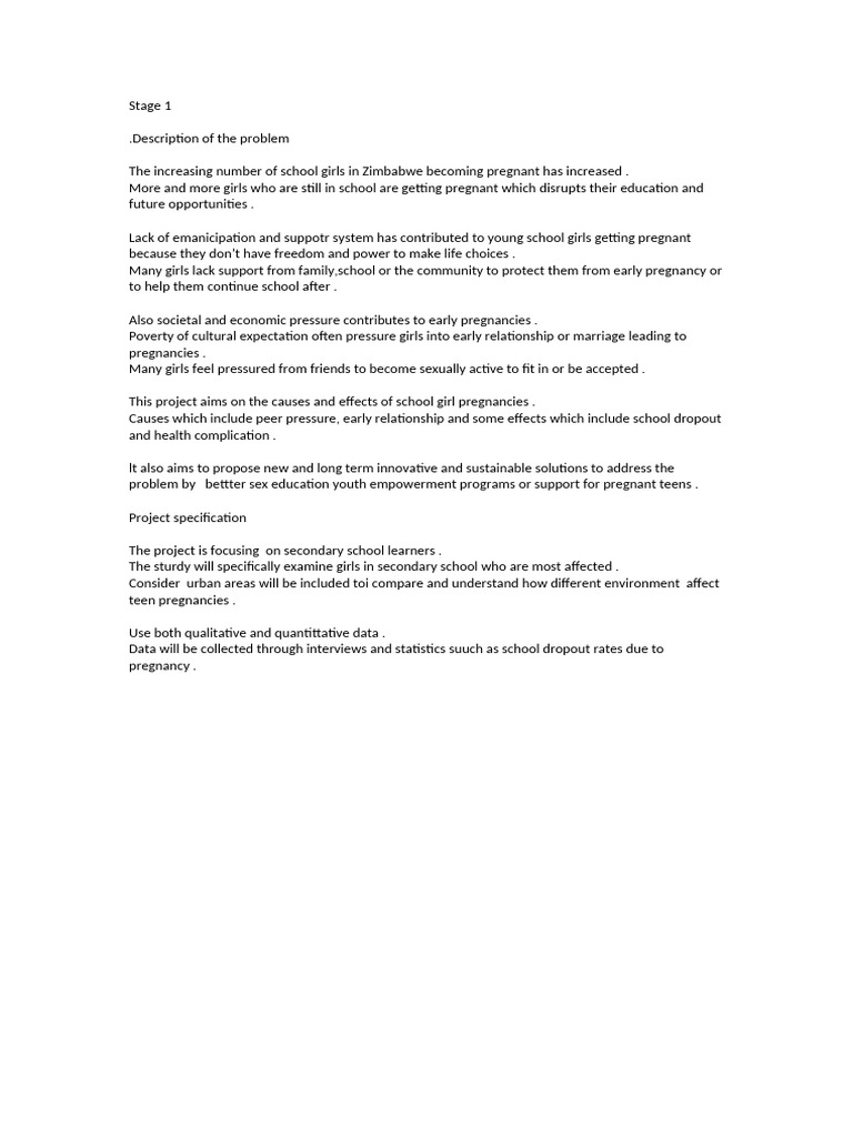 English Project Stage 1 | PDF