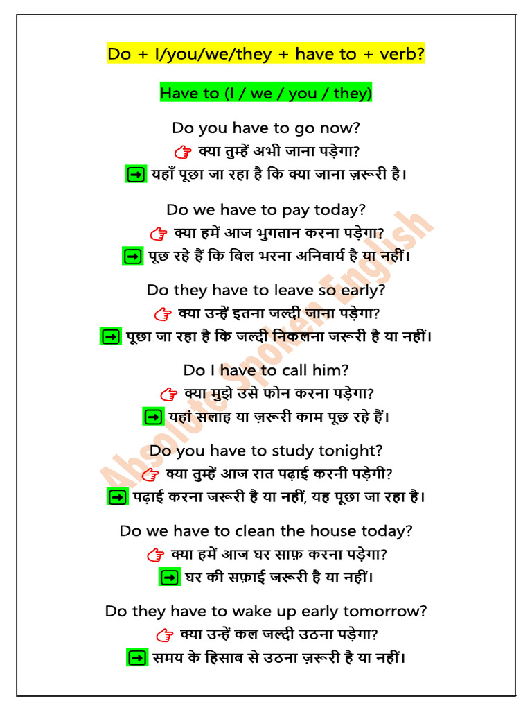Yes - No Questions Have To | PDF