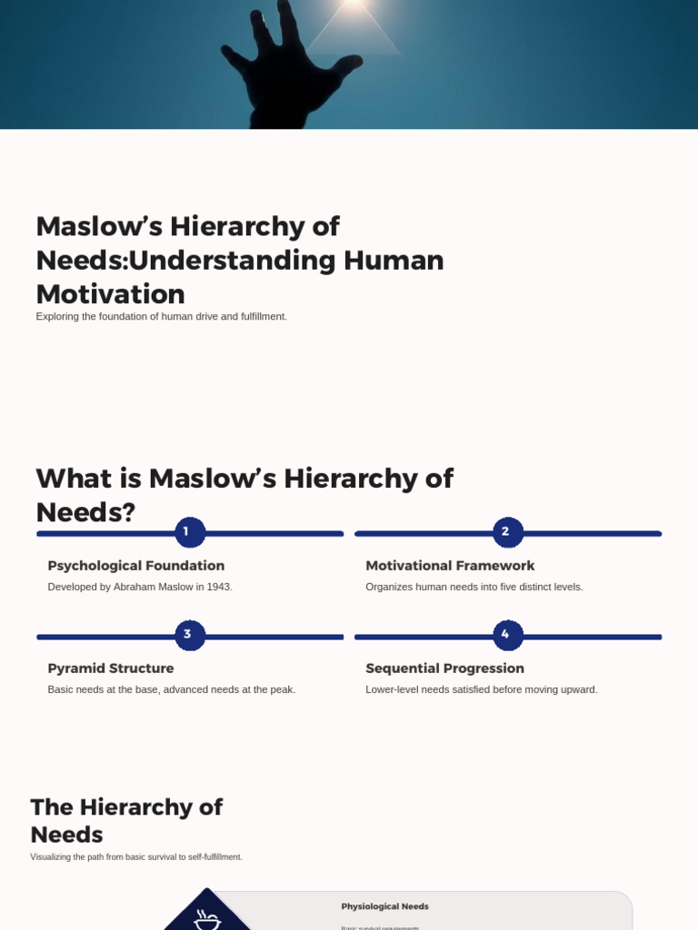 Maslows-Hierarchy-of-Needs-Understanding-Human-Motivation.pptx | PDF ...