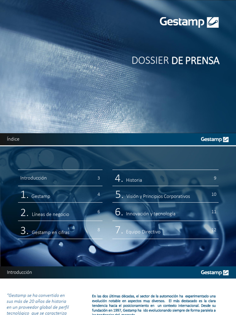 16-9 - Gestamp-Press-Kit - 2019 - Esp Fdasfgsdagsda | PDF