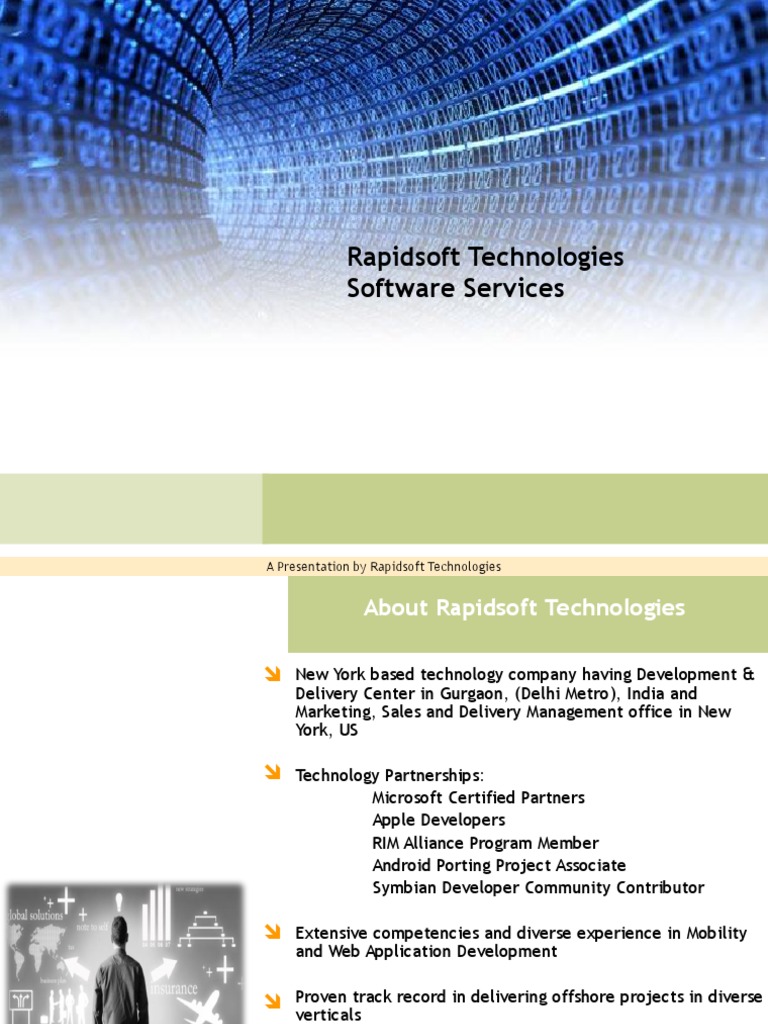 Rapidsoft Technologies Software Services | PDF | Point Of Sale | Application Software