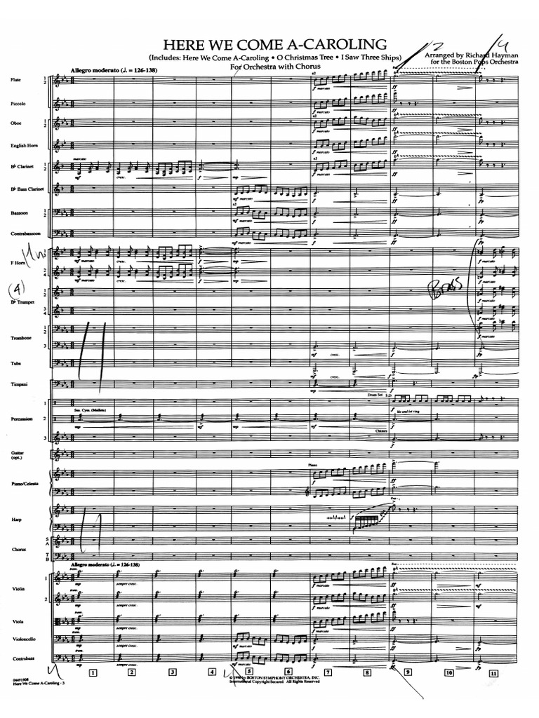 Here We Come A Caroling | PDF